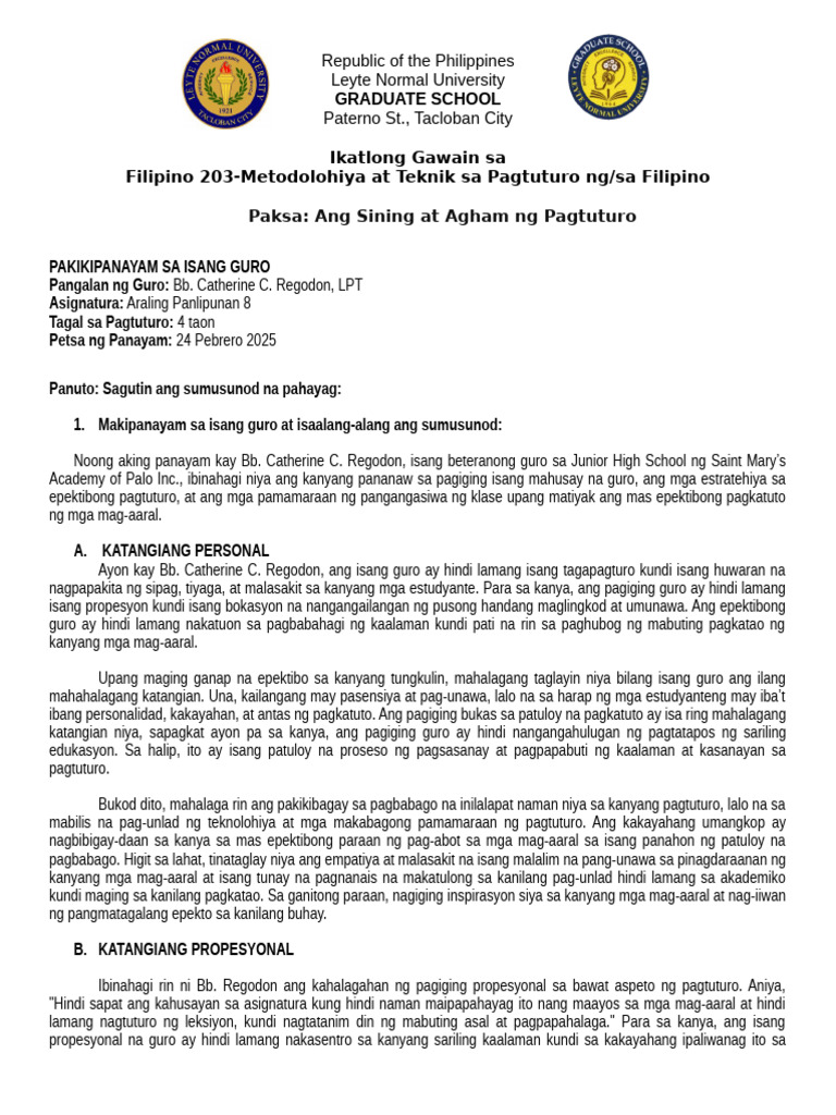 Ikatlong Gawain - Malquesto, Danilo Jr. N. | PDF