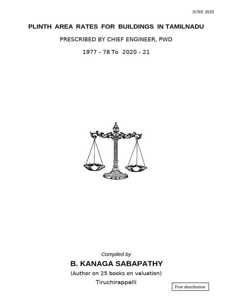 Plinth Area Rates (From 1977 - 78 To 2020 - 21) | PDF | Foundation ...