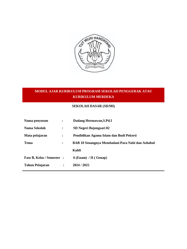 Cover Modul Ajar | PDF