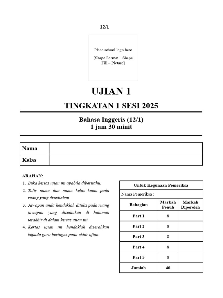 Group 3 QP SAMPLE P1 | PDF | Cuisine