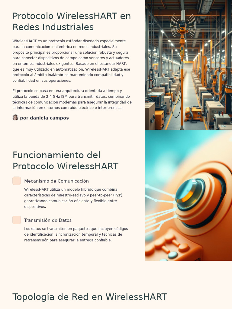 Protocolo Wirelesshart en Redes Industriales: Por Daniela Campos | PDF ...