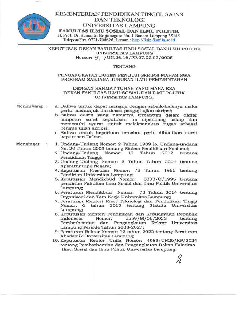 SK Penguji Dikompresi | PDF