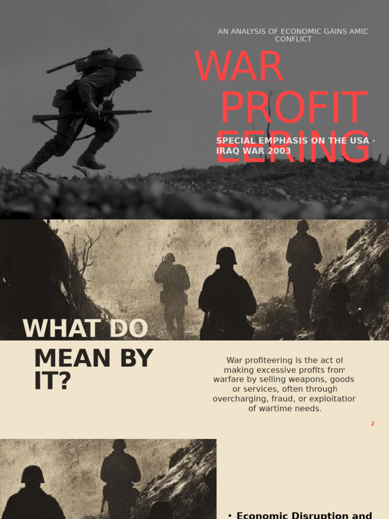 War Profiteering W Animations Timeline (1 | PDF | Inflation | Fiscal Policy