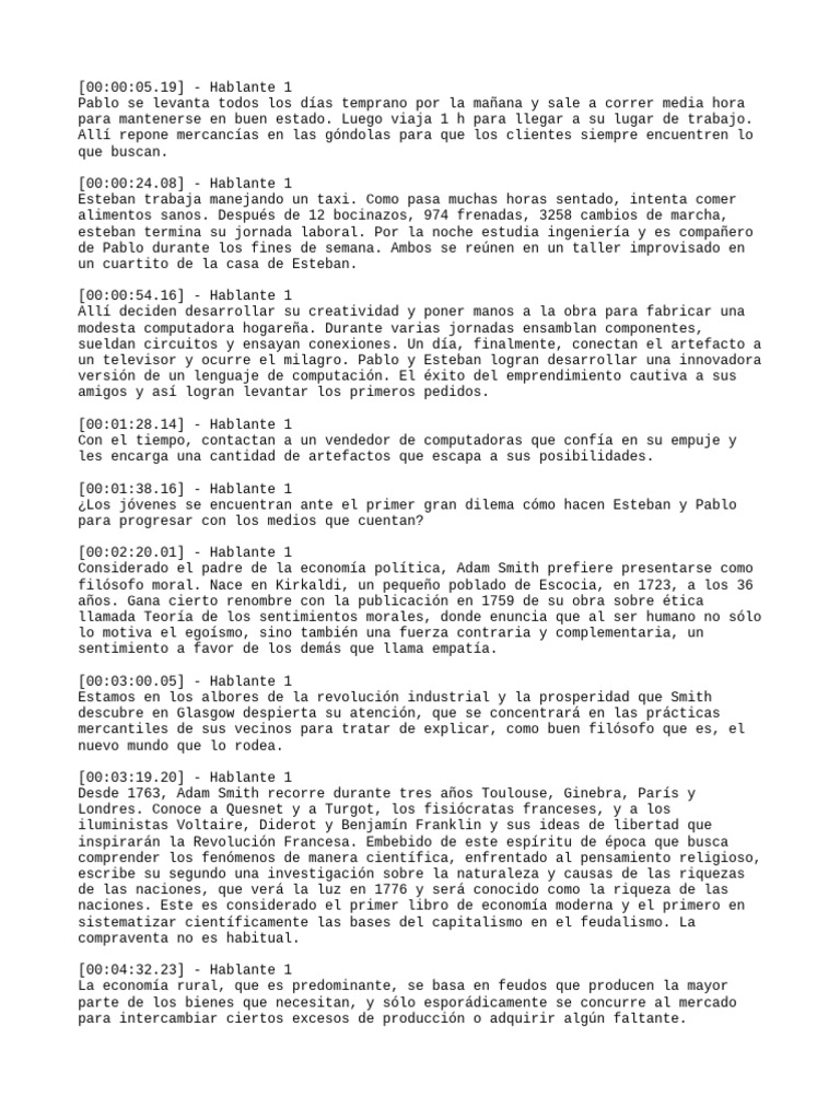 Conociendo Al Capital, Adam Smith | PDF | Economias