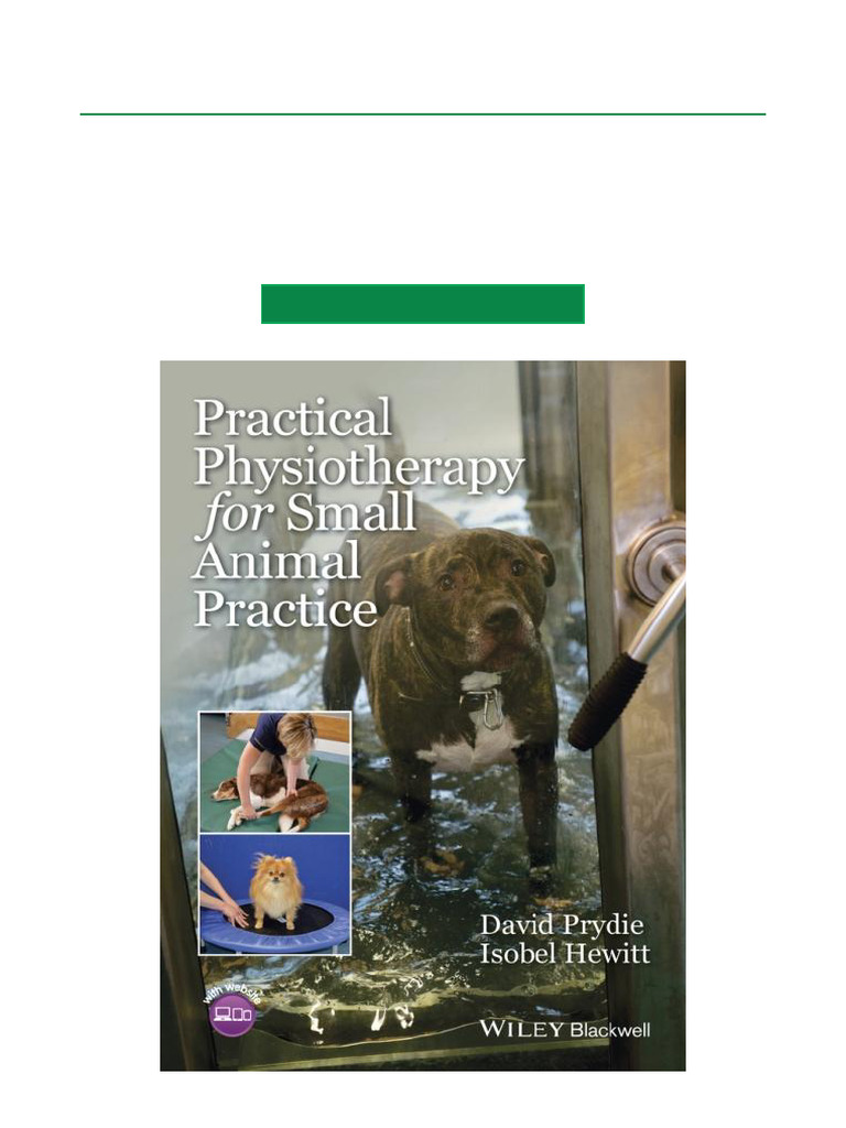 Practical Physiotherapy for Small Animals | PDF