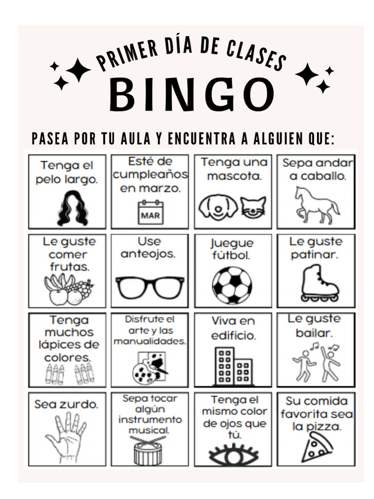 Bingo Humano | PDF