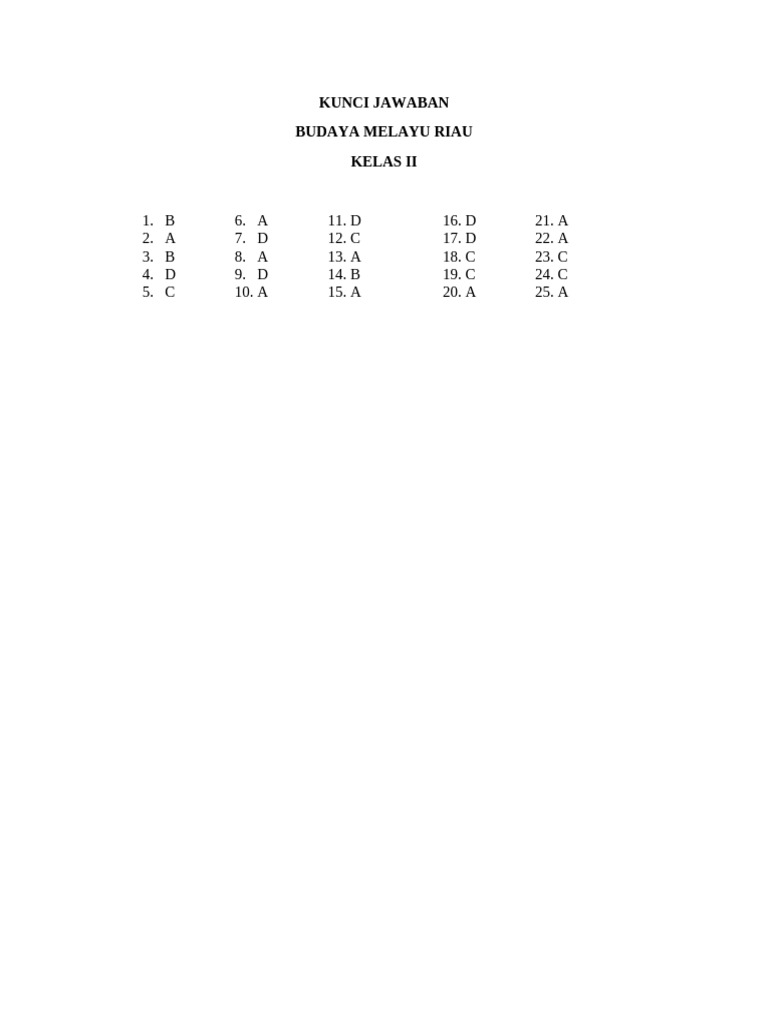 Kunci Jawaban BMR | PDF