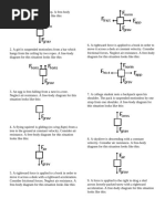 Free Body Diagram Practice Problems | PDF | Force | Drag (Physics)