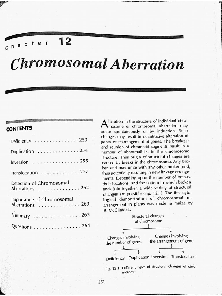 Chromosomal Aberration, Euploidy and Aneuploidy | PDF