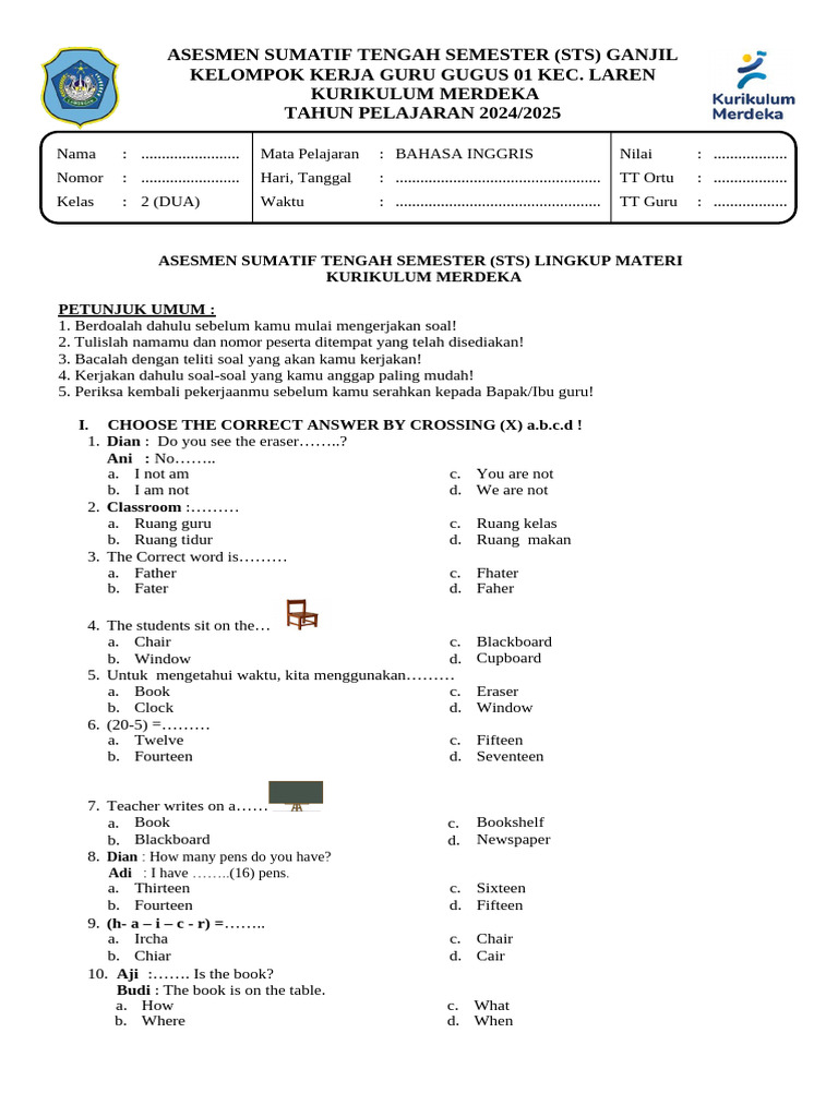 Bahasa Inggris 2 | PDF