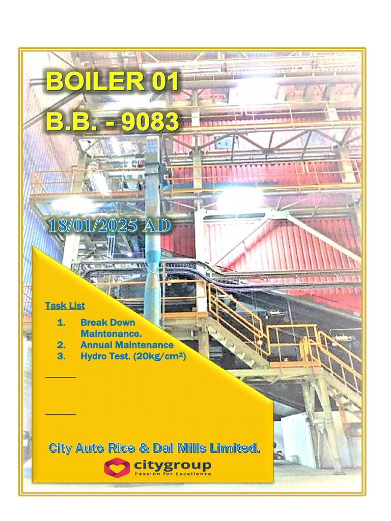 Boiler Maintenance Report 2025 | PDF | Welding | Construction