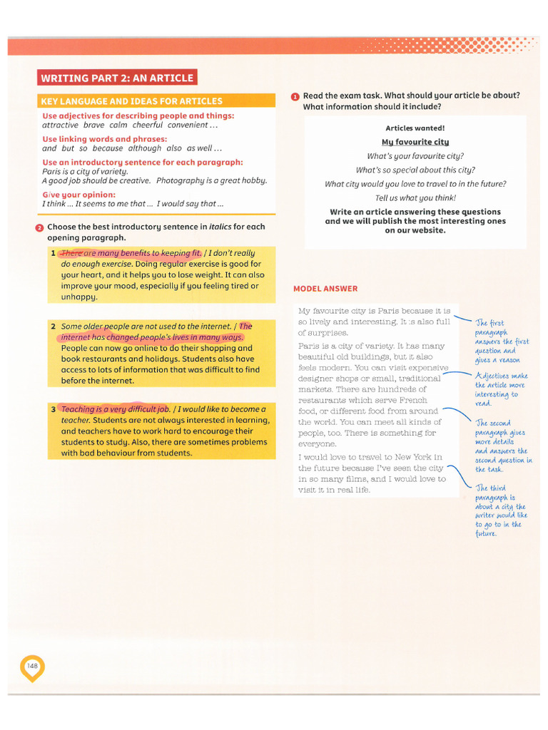 Kami Export - WRiting Bank 2 An Article | PDF