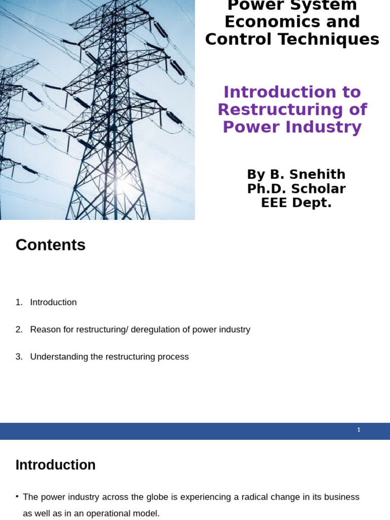 Chapter 2 - Introduction To Restructured Power Systems - Introduction To Power System ...