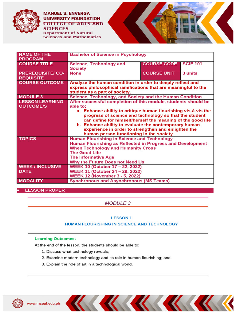 STS Module Finals About Finals Hehehhehehe | PDF | Human Rights | Science