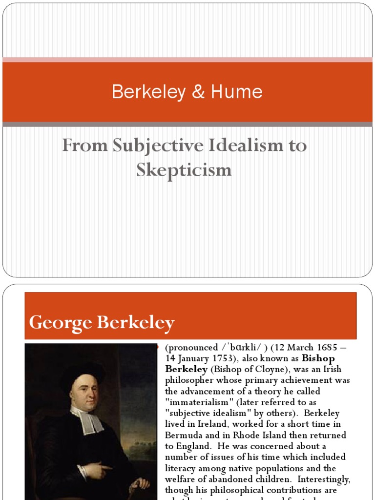 Berkeley and Hume | PDF | Inductive Reasoning | Causality