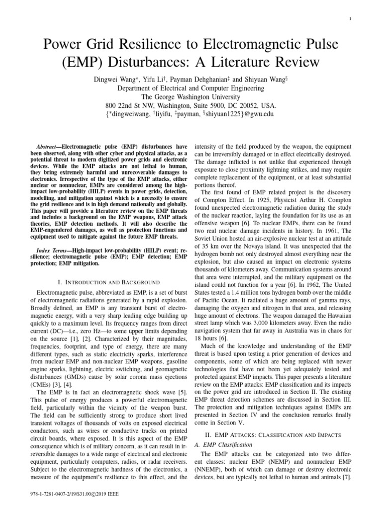 Environmental Management Plan Emp Pdf Electronics Power Physics