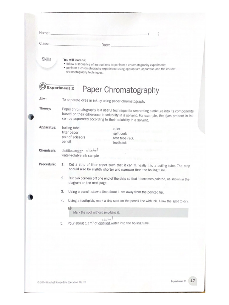 Paper Chromatography | PDF