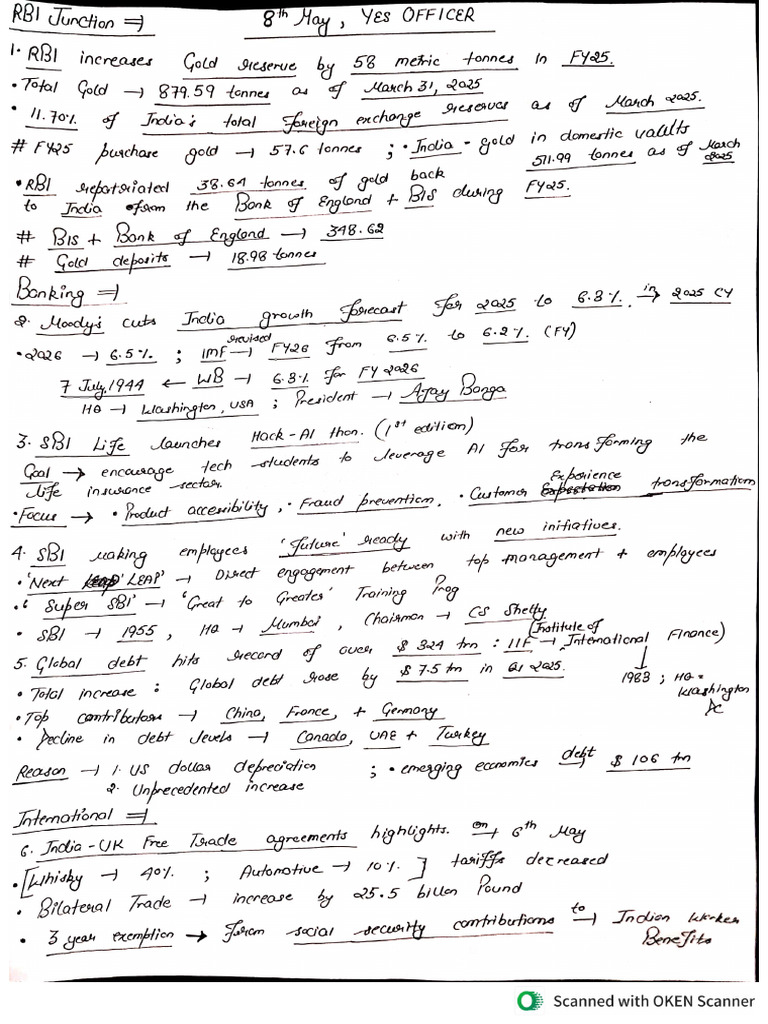 08-May-2025, Handwritten Notes | PDF
