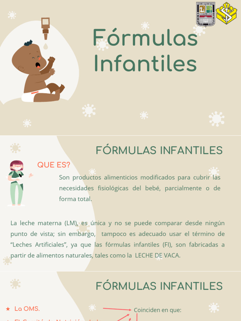 Formulas Infantiles | PDF | Leche | Diarrea