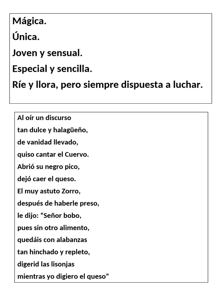 Ejemplos de Textos Poéticos | PDF