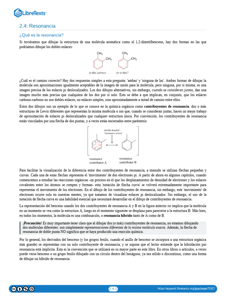 Sodeberg__Resonancia | PDF | Enlace químico | Valencia (Química)