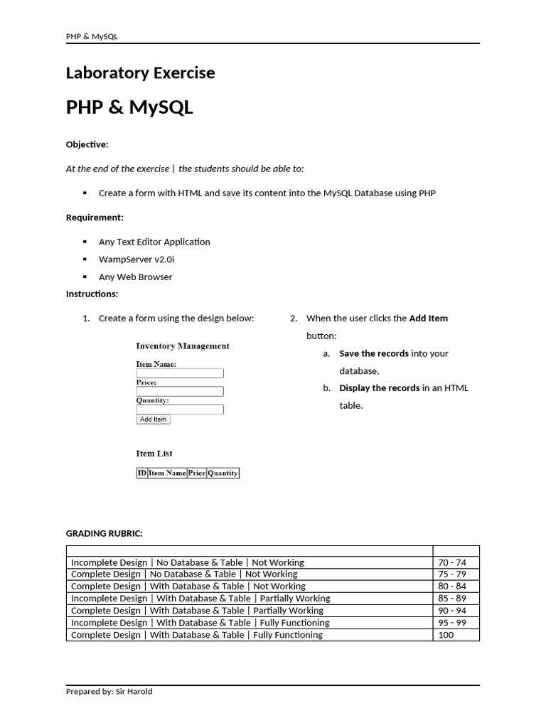 05 Laboratory Exercise 2 | PDF