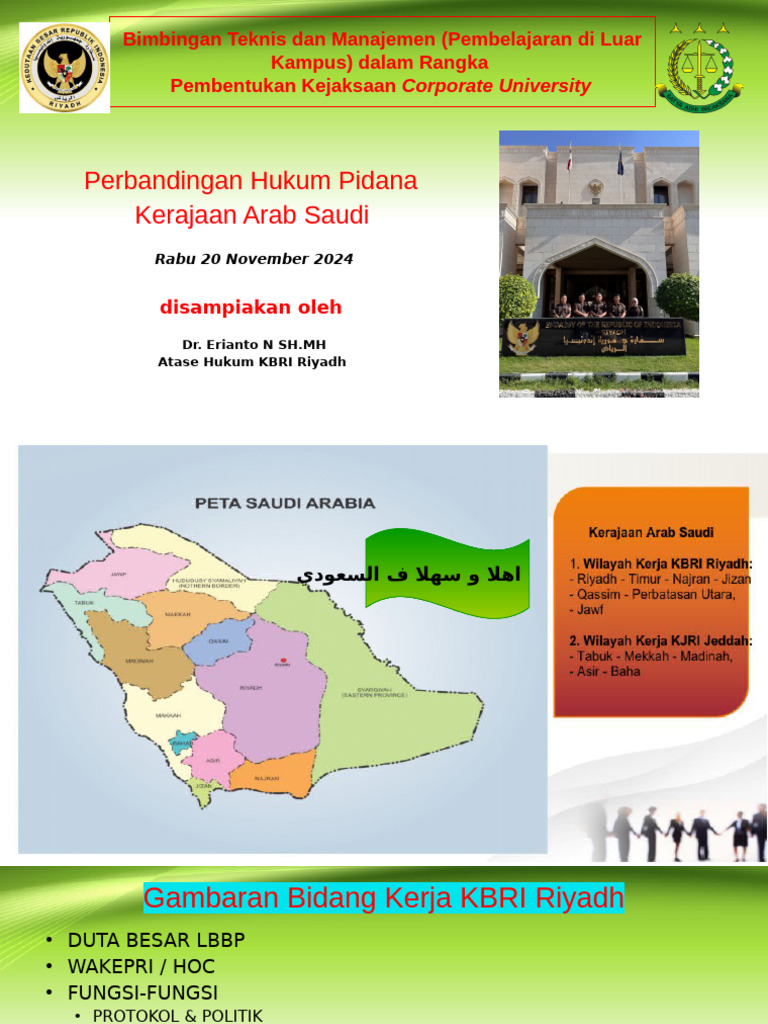 Perbandingan Hukum Pidana Arab Saudi by Erianto | PDF