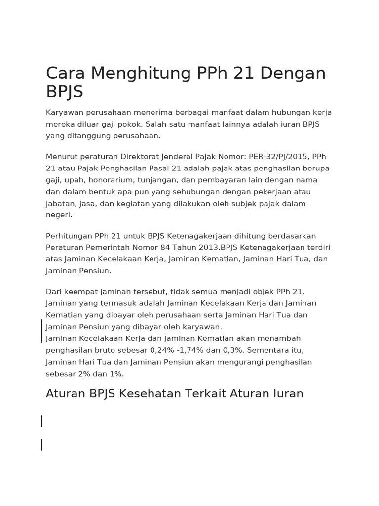 Contoh PPH 21 Untuk Kls 11 Ak 2 | PDF