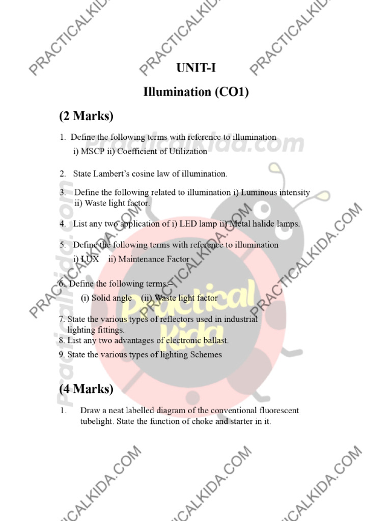 UEE 22626 IMP Question Bank for MSBTE Summer 2025 Exam | PDF