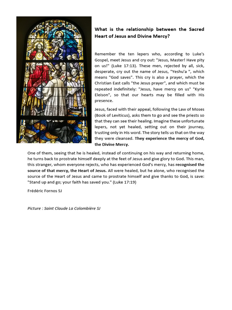 ENG Sacred Heart of Jesus and Divine Mercy DEF | PDF