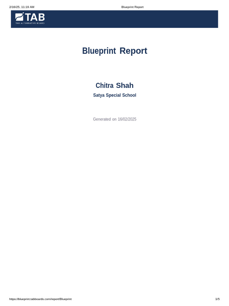 Blueprint Report Chira Shah[1] | PDF | Business Economics | Economies