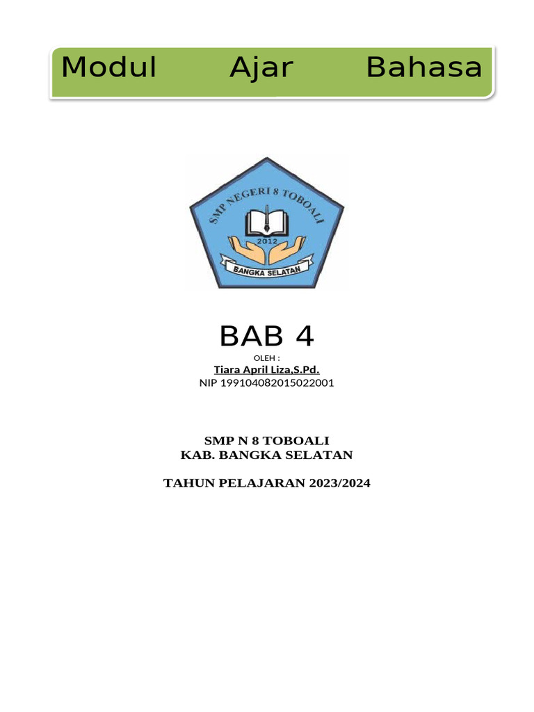 Modul Ajar Bab 4 | PDF