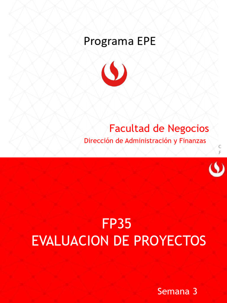 MTA3 FP35 Evaluación de Proyectos FCLD Semana 3 | PDF | Estado de resultados | Costo