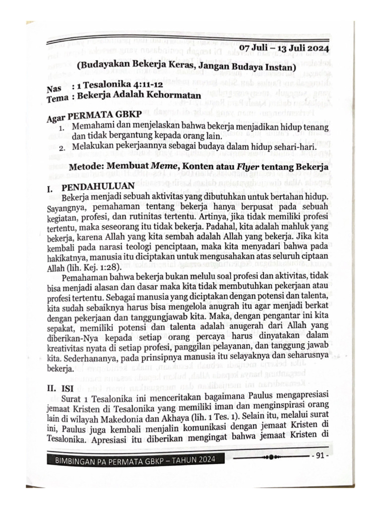 Bahan PA 07 Juli 2024 | PDF