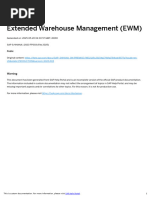 EWM Physical Inventory - SAP Quick Guide | PDF | Inventory | Supply ...