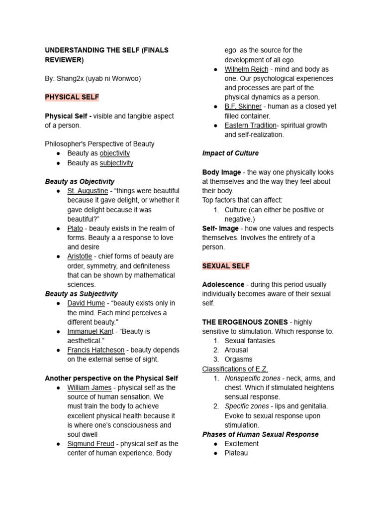 Uts Finals Reviewer by Wonwoo | PDF | Beauty | Birth Control