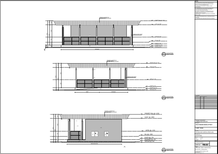 Architectural Elevations for Retail Space | PDF