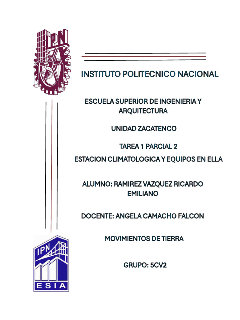 Definición y Función de Estaciones Climatológicas | PDF | Meteorología ...