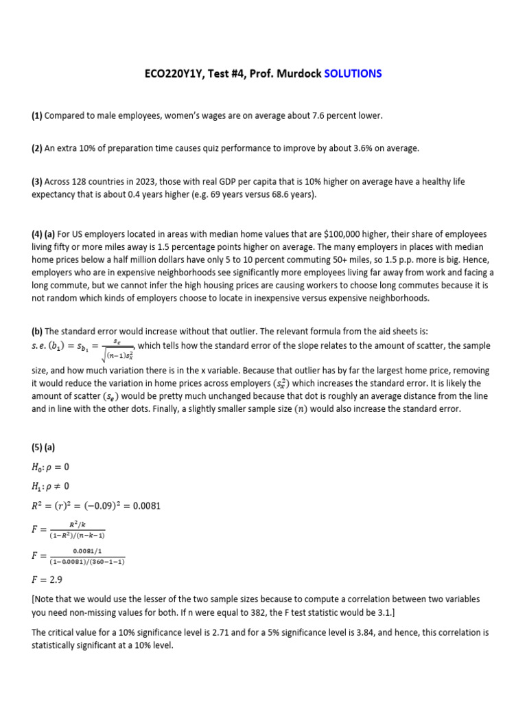 TT220 4 MAR25 SOLN Less Paper | PDF | Statistical Significance ...