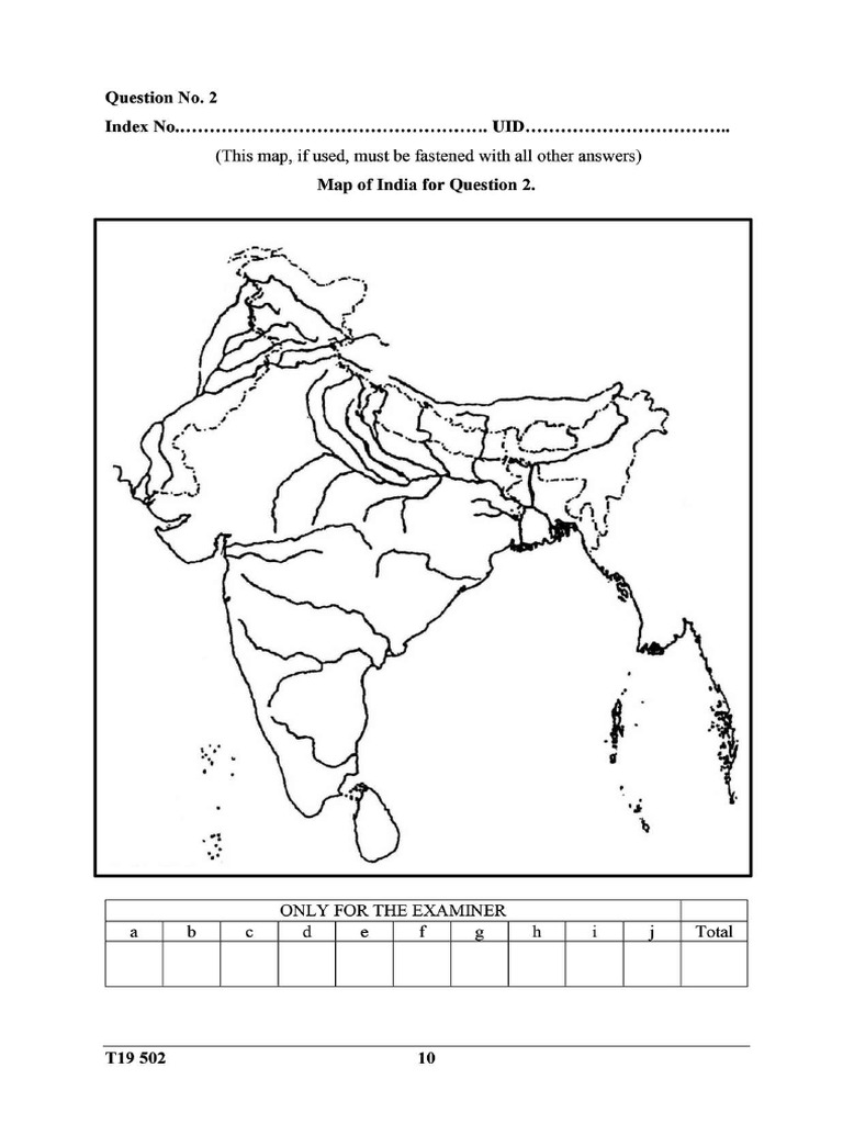 India Outline Map | PDF