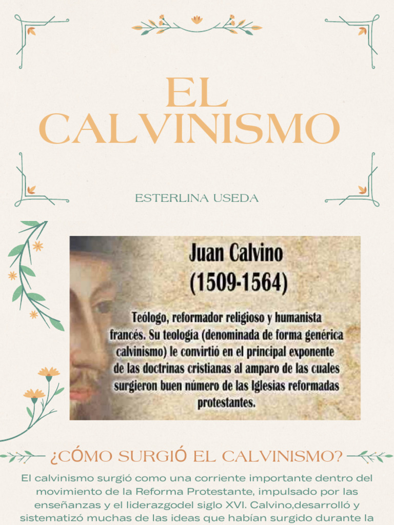 El Calvinismo PDF | PDF