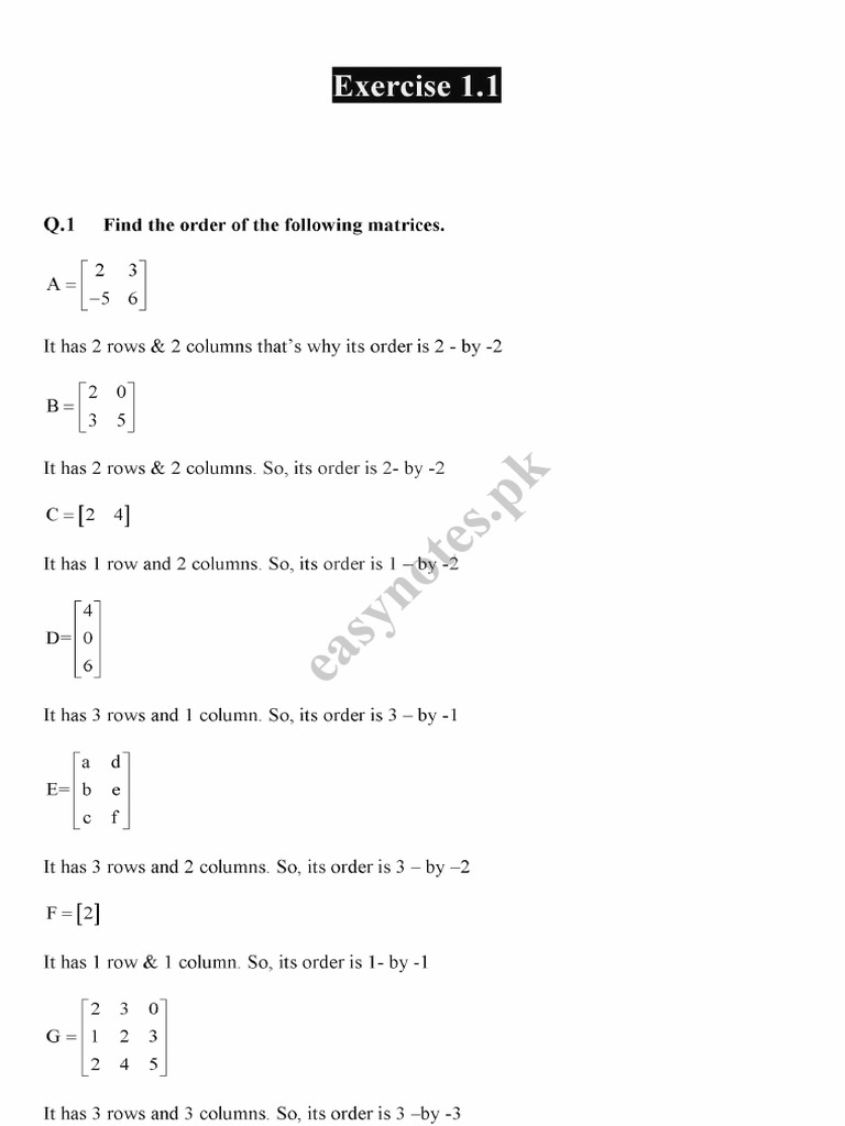 9th Class Math Notes Chapter 1 | PDF