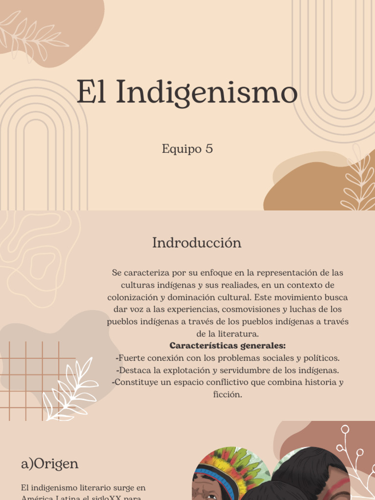 El Indigenismo | PDF