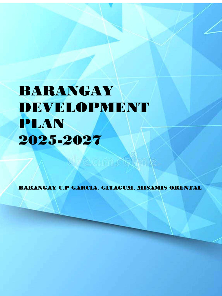 Barangay C.P. Garcia Development Plan 2025-2027 | PDF | Rain
