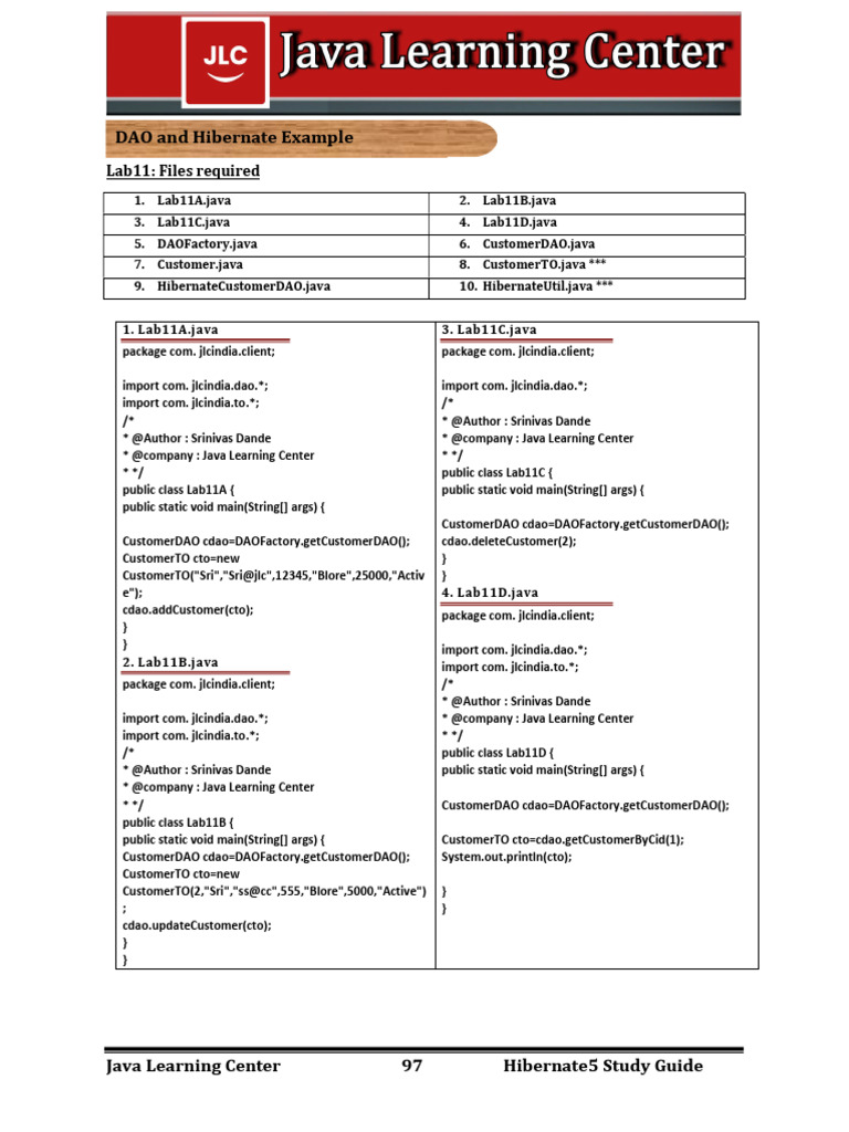 Module 5 - DAO - Other Mappings (1) | PDF | Java (Programming Language) | Software