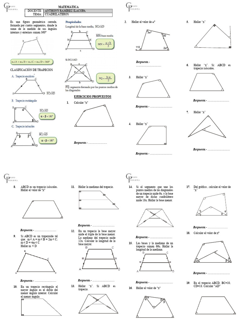 GP 17-05 Mat 1 | PDF | Geometría Elemental | Geometría euclidiana