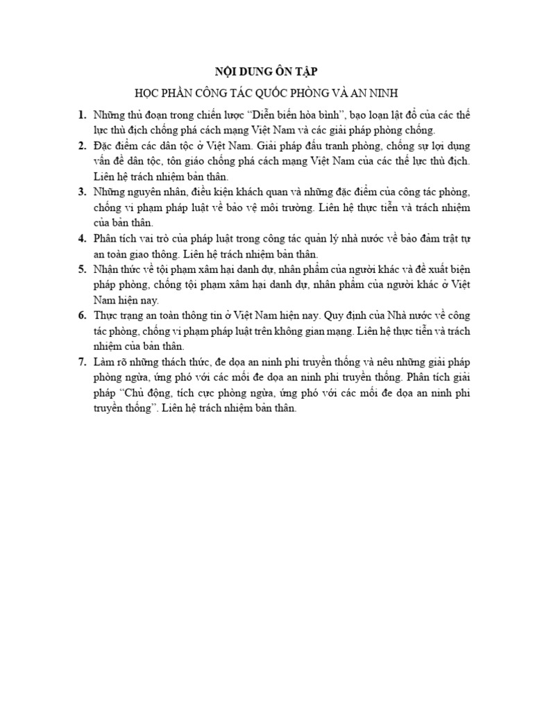 QP2_NOI DUNG ON TAP | PDF