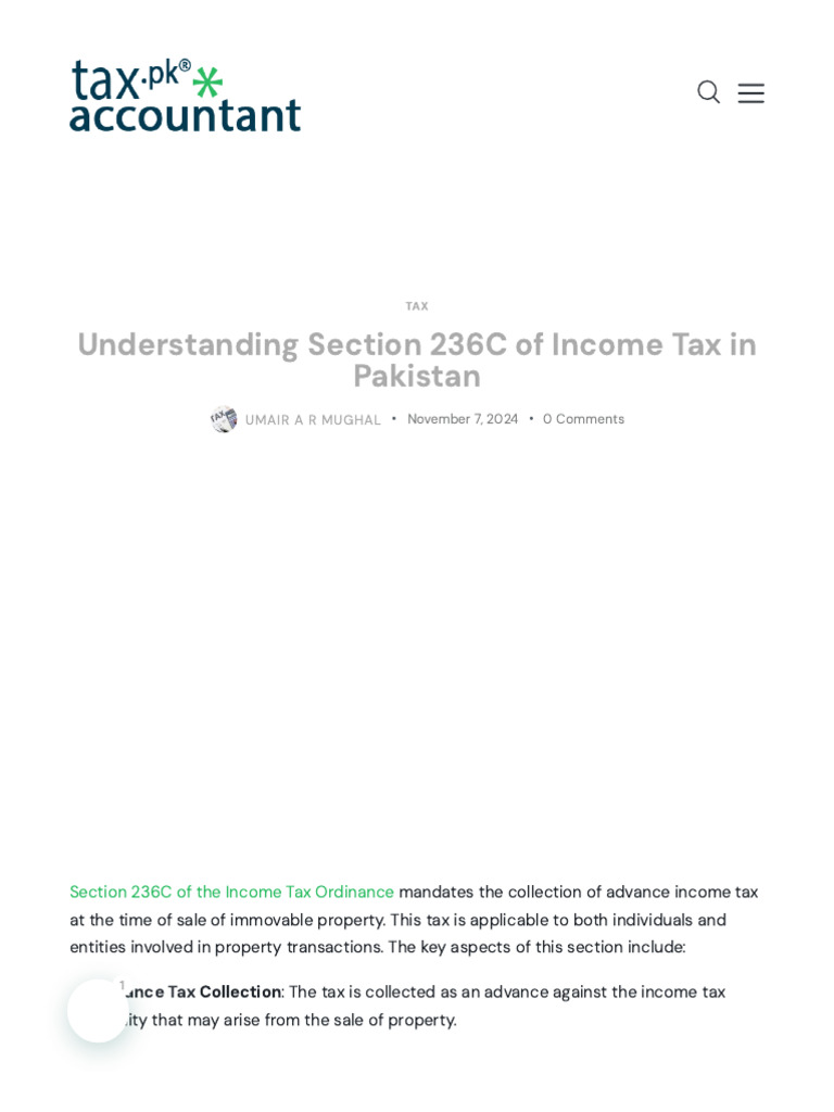 Overview of Section 236C Taxation | PDF | Taxes | Capital Gains Tax