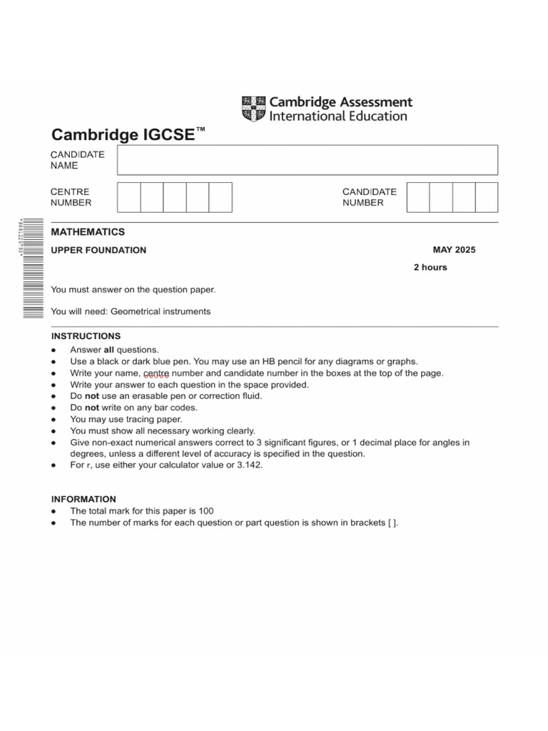 Upper Foundation Paper Final | PDF