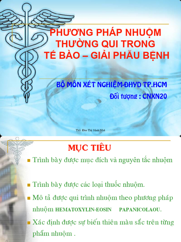 Bai Giang Nhuom Thuong Quy Trong TB-GPB (CQXN20) | PDF